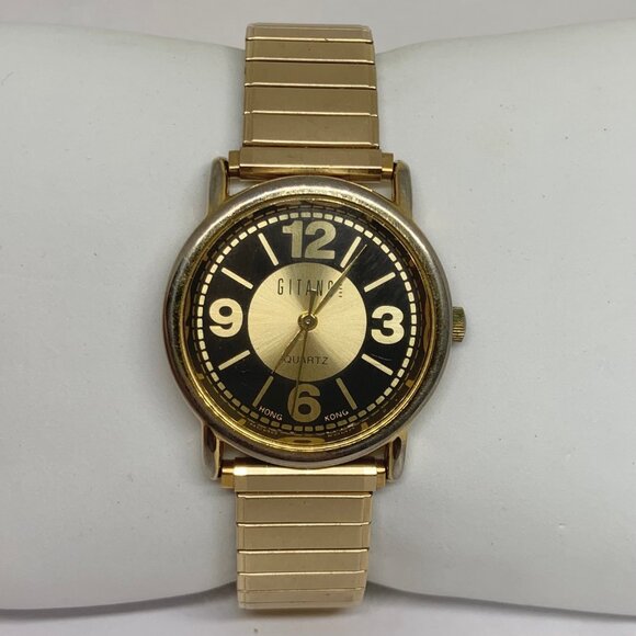 Gitano | Accessories | Vintage Gitano Womens Quartz Analog Watch 32mm ...